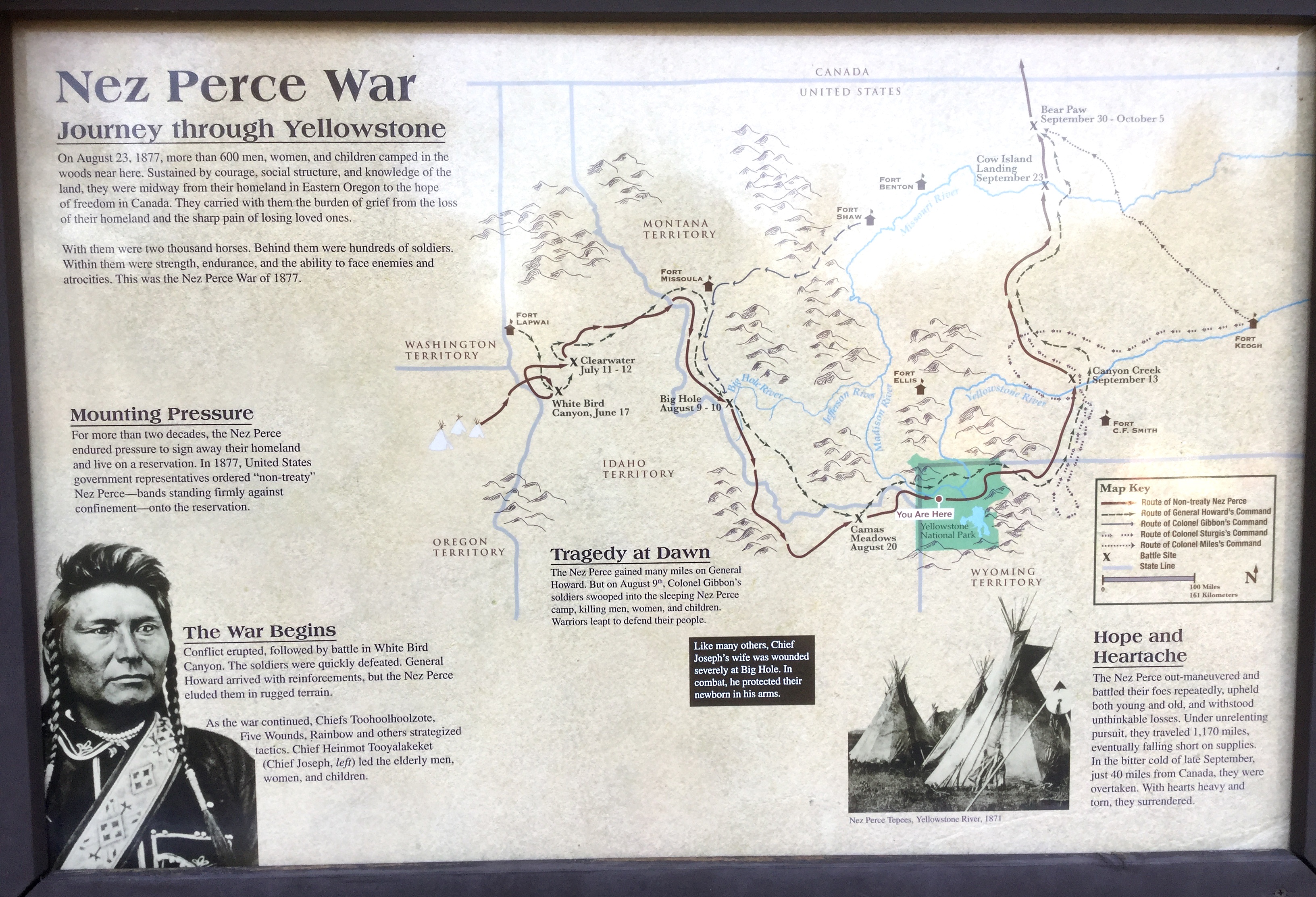 Photobook: Chief Joseph and the Nez Perce Camp at Yellowstone, August ...
