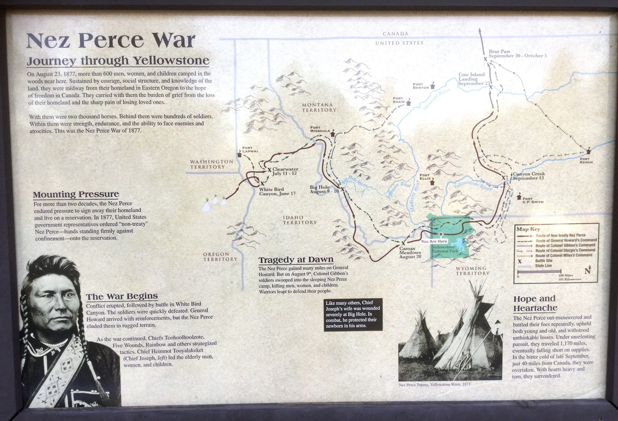 Photobook: Chief Joseph and the Nez Perce Camp at Yellowstone, August ...